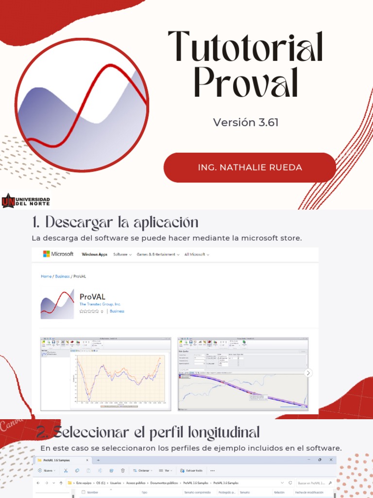 Tutorial de Proval: Cálculo del IRI | PDF