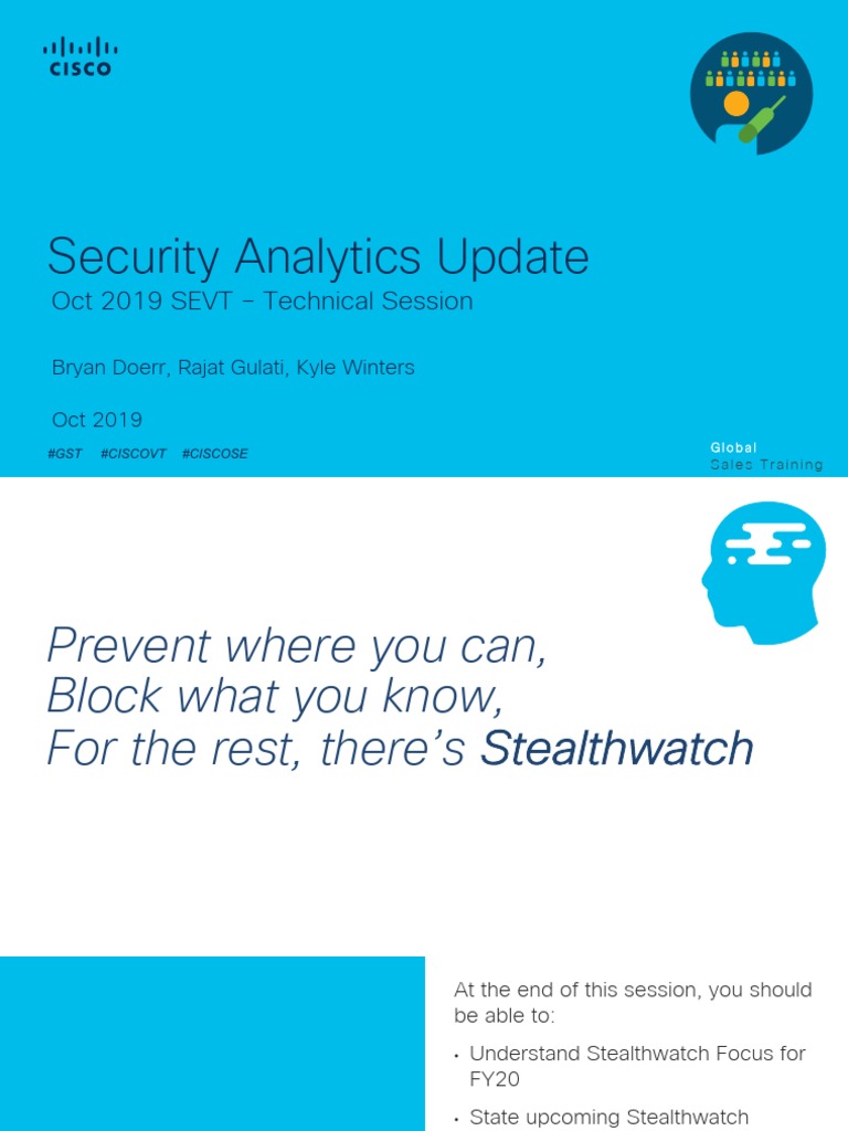 D2S4.Security Analytics Update | PDF | Cloud Computing | Denial Of Service Attack