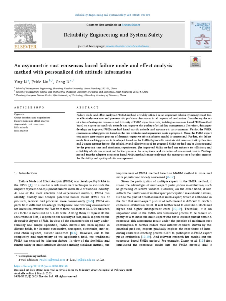 Paper 30 An Asymmetric Cost Consensus Based Failure Mode and Effect ...