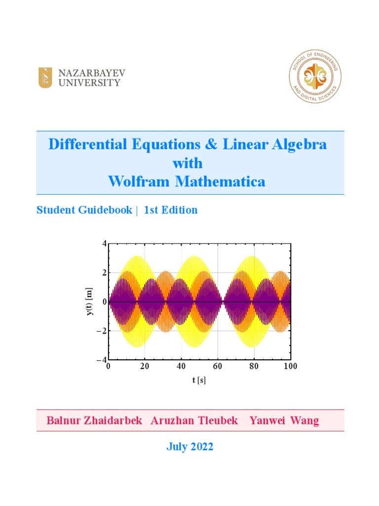 Differential Equations & Linear Algebra | PDF | Ordinary Differential ...