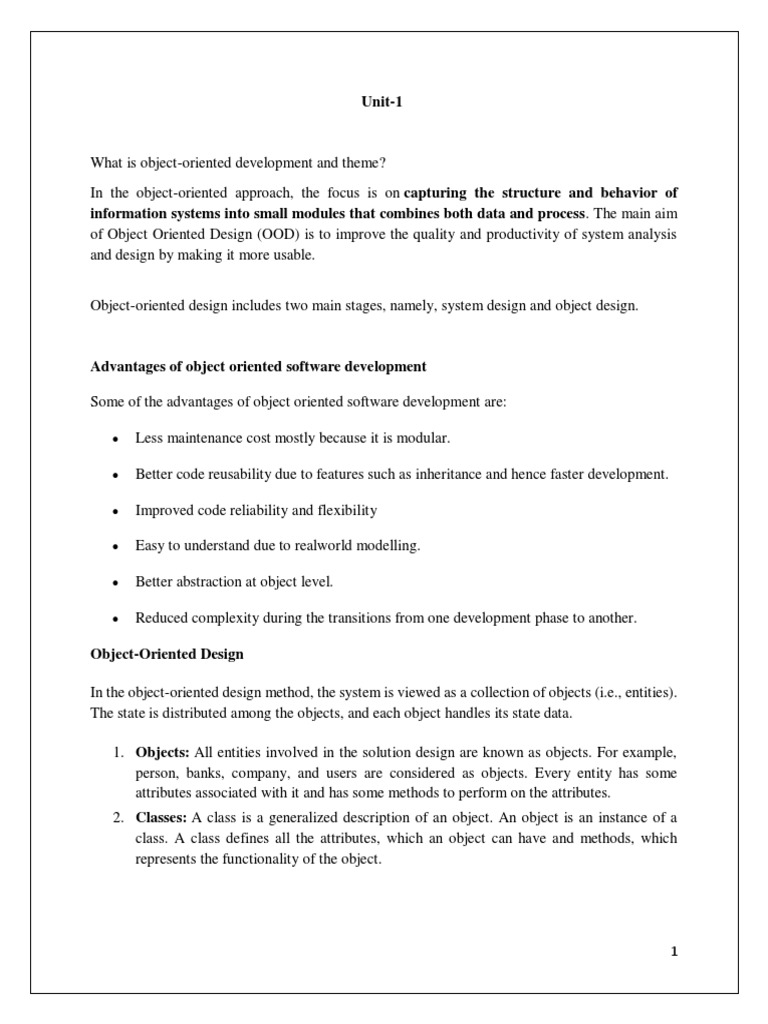 Oose Notes | PDF | Use Case | Class (Computer Programming) Oose Notes | PDF | Use Case | Class (Computer Programming)