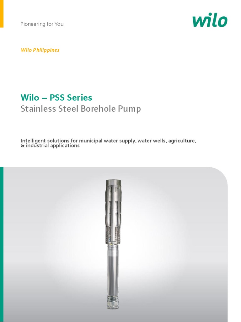 Wil o 109995 | PDF | Water | Pump