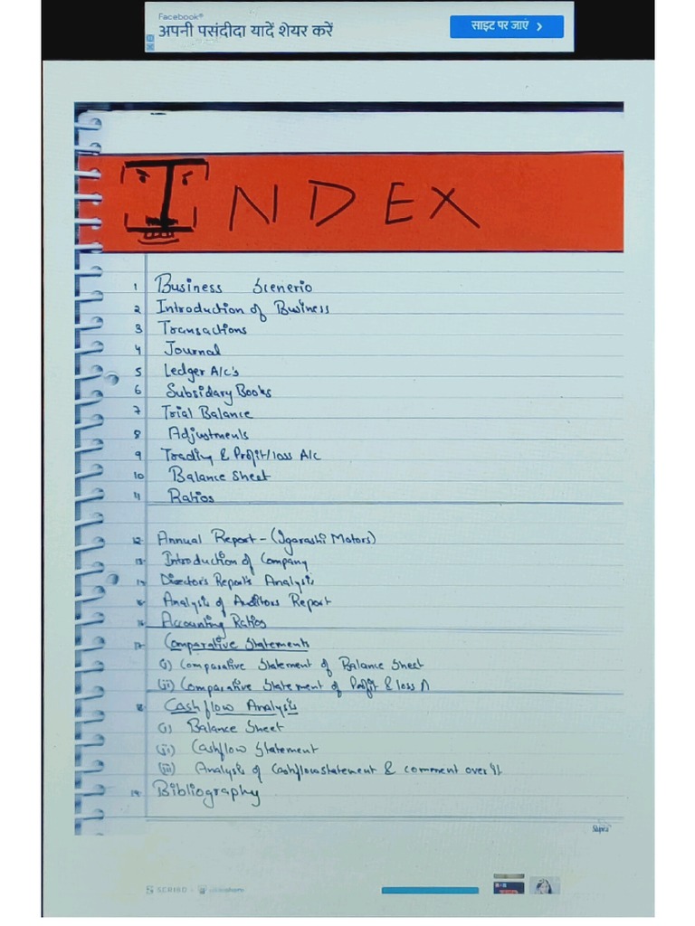 Harman Class 12th Accountancy Project | PDF