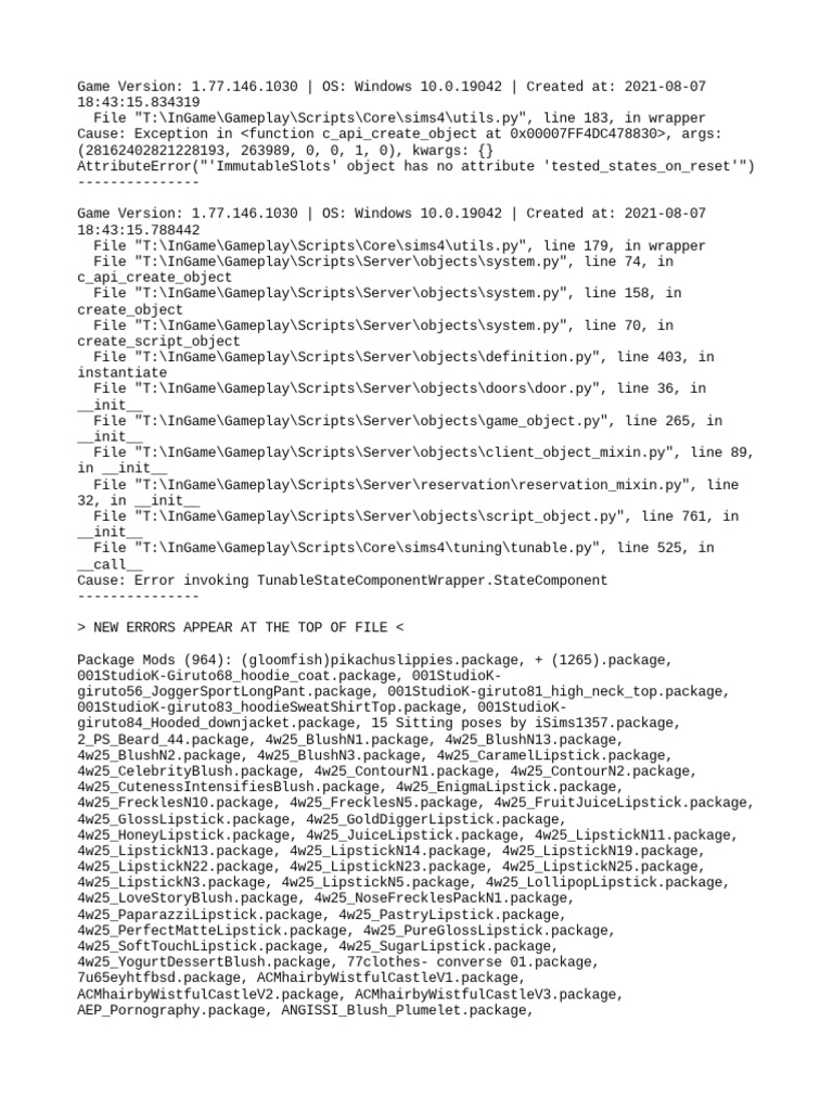 lastCleanException 20210811162850 | PDF | Fashion | Softlines (Retail)