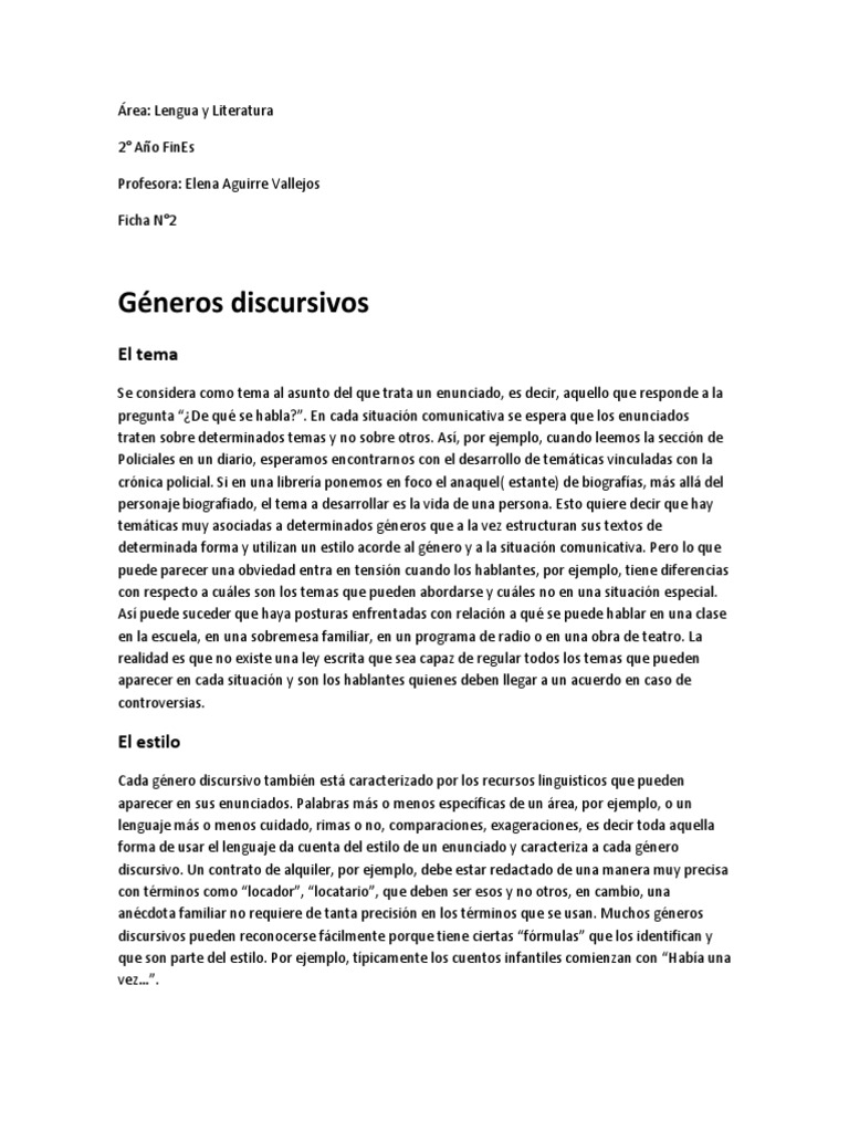 Ficha 2 LyL | PDF | Lingüística | Comunicación humana