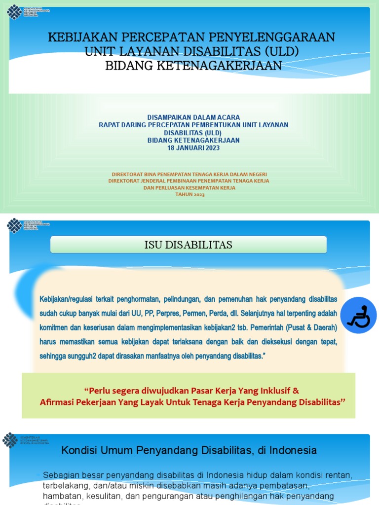 Uld Bidang Ketenagakerjaan 01 | PDF