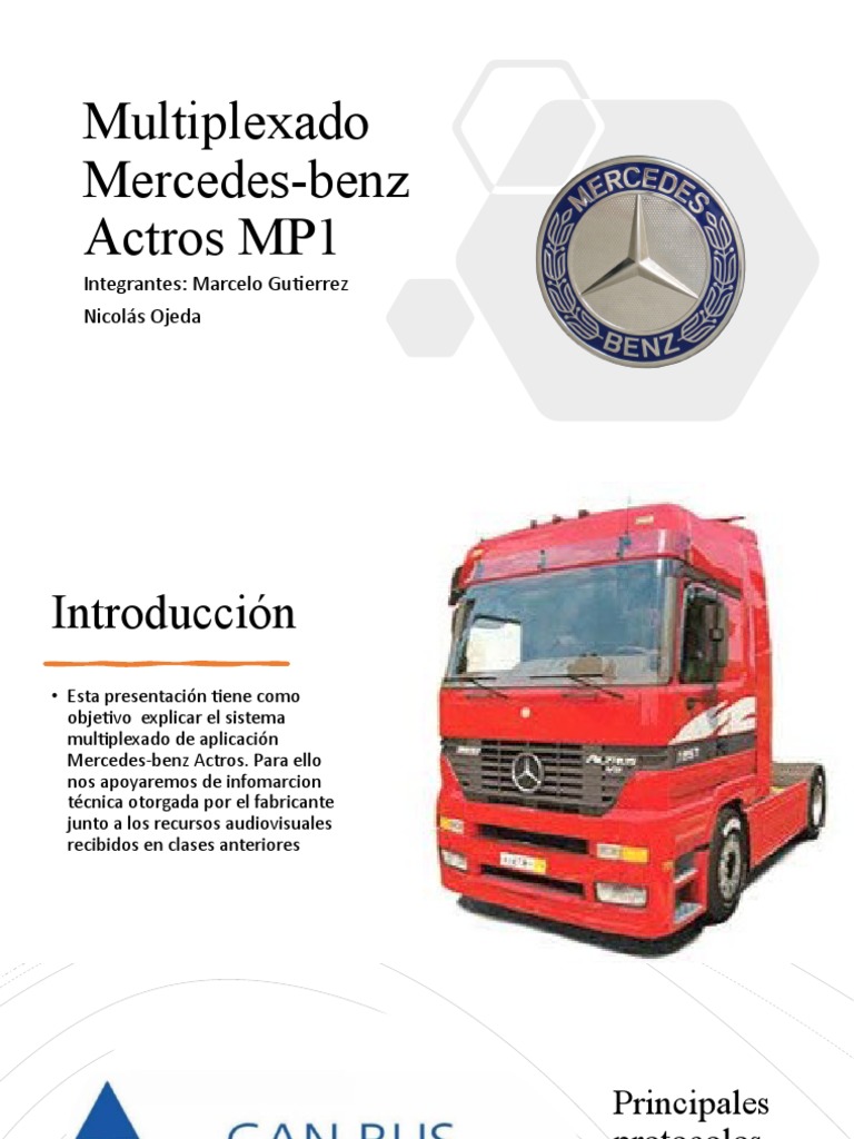 Multiplexado Mercedes-benz Actros MP1 | PDF