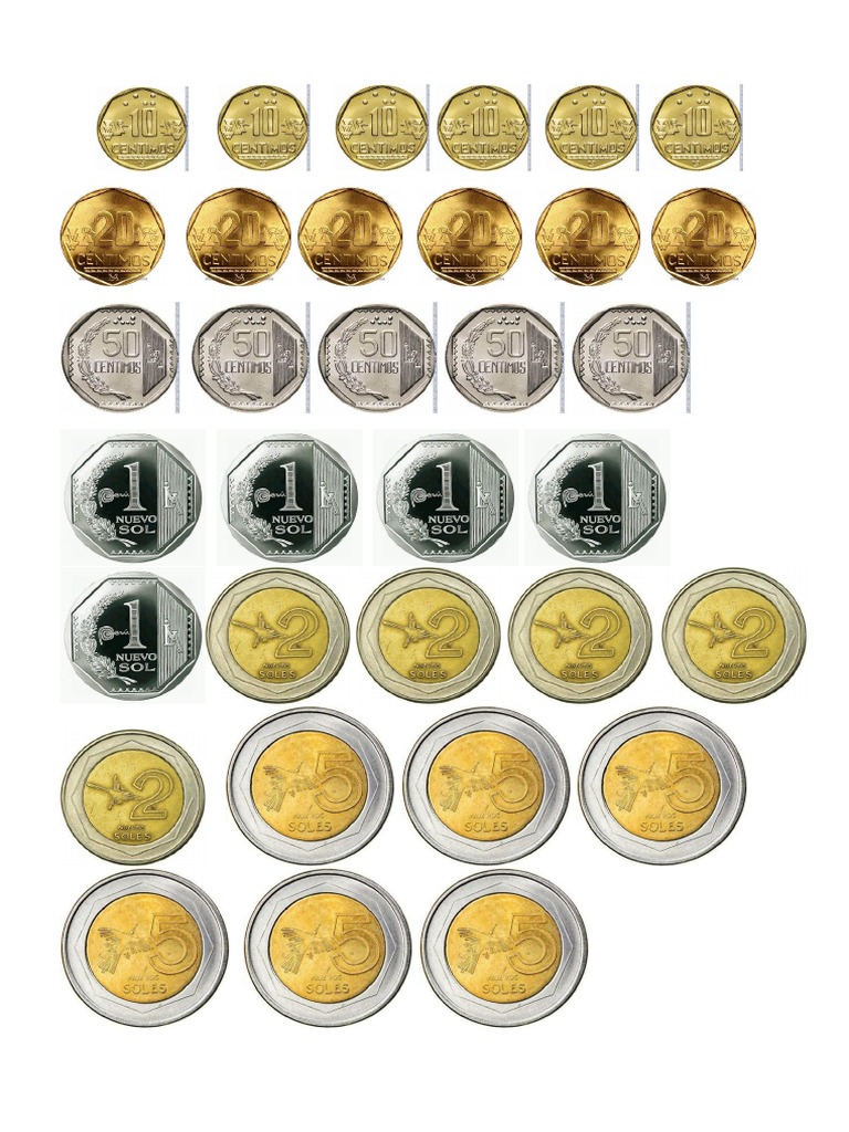 Imprimir Las Monedas y Billetes | PDF