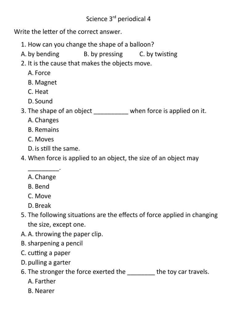 Periodical Grade 4 Science | PDF | Light | Reflection (Physics)