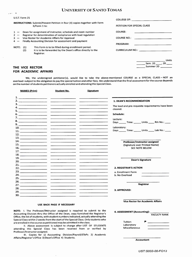 Form 25 | PDF | Academia