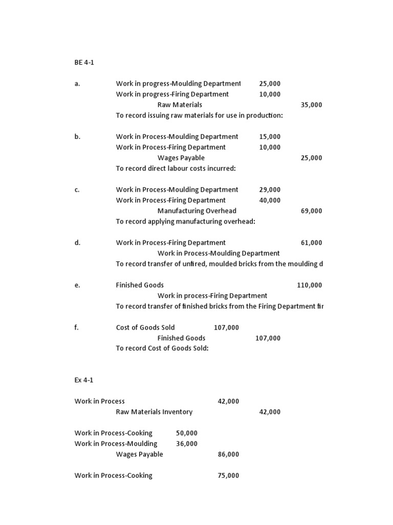 Cost Accounting Chapter 4 | PDF | Cost Of Goods Sold | Cost