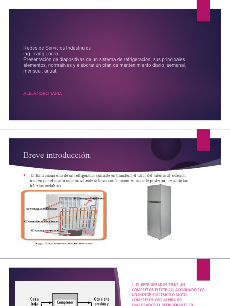 Redes de Servicios Industriales | PDF | Refrigerador | Refrigeración