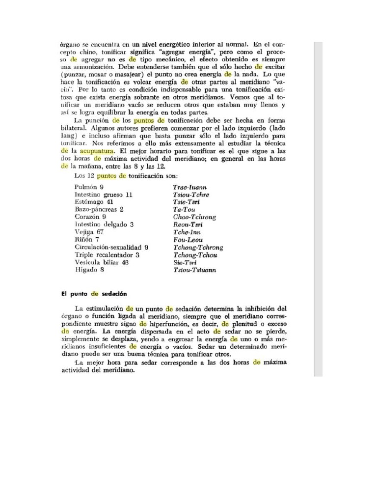 Doc2.Docx Puntos Especiales | PDF | Qi | Abdomen