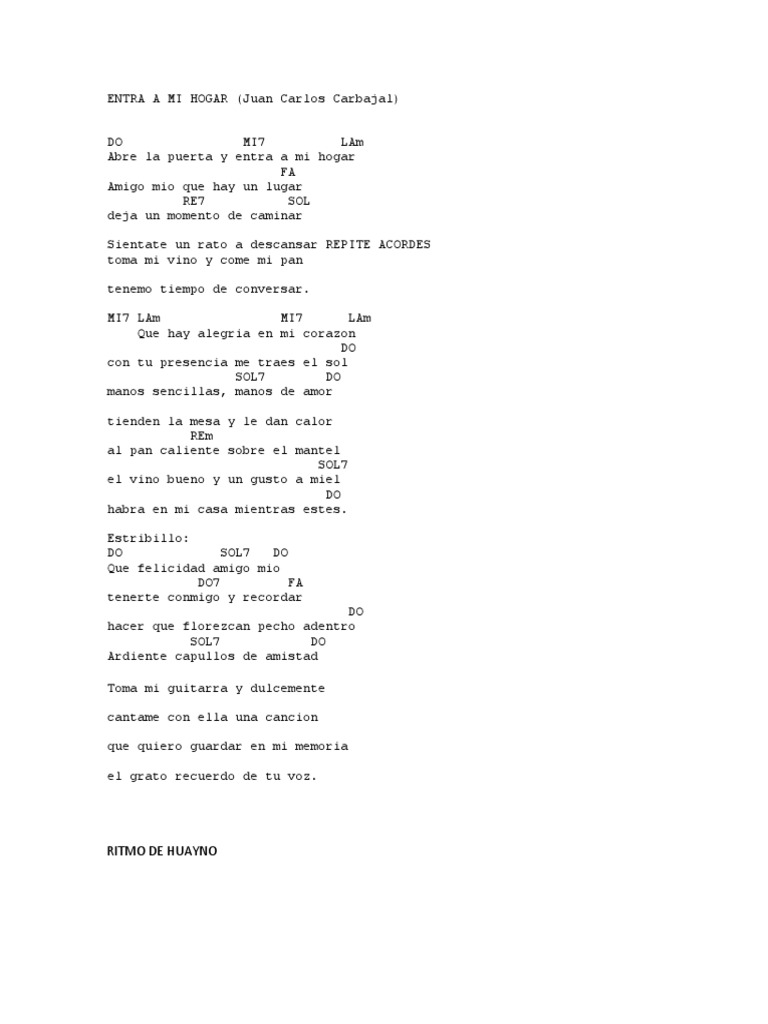 Entra A Mi Hogar | PDF