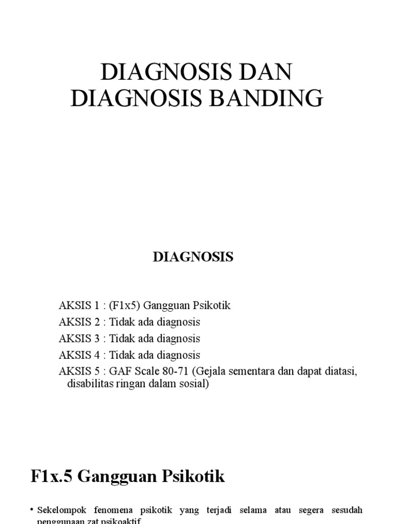 Diagnosis Dan Diagnosis Banding BST | PDF