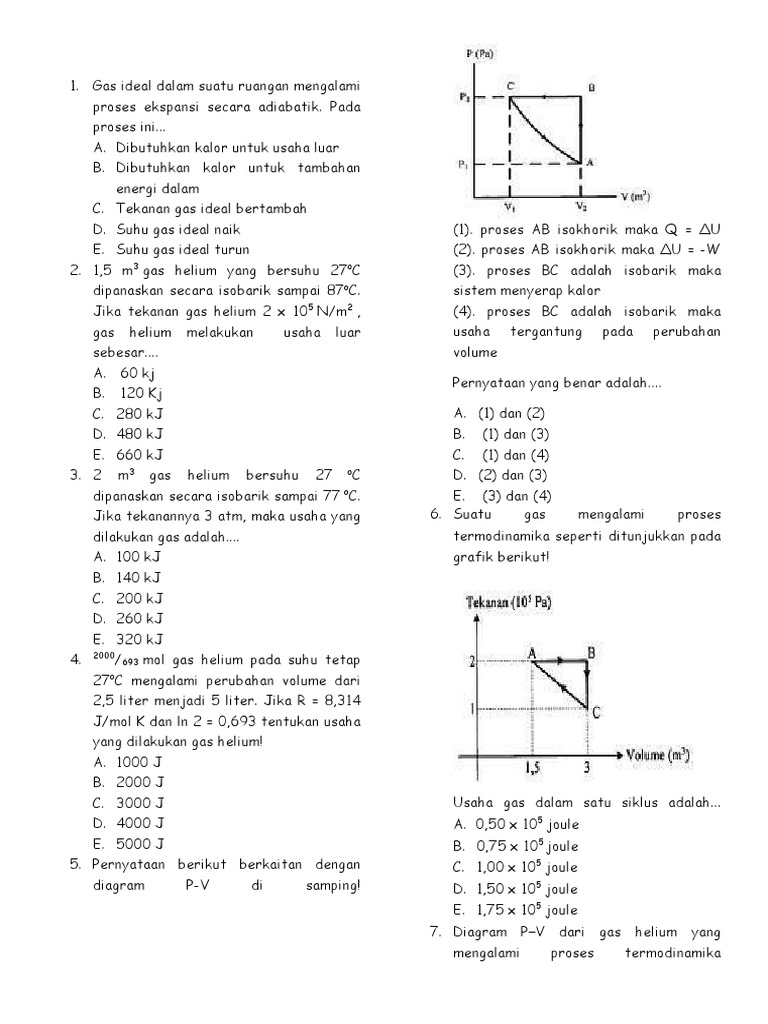 Soal Termodinamika | PDF