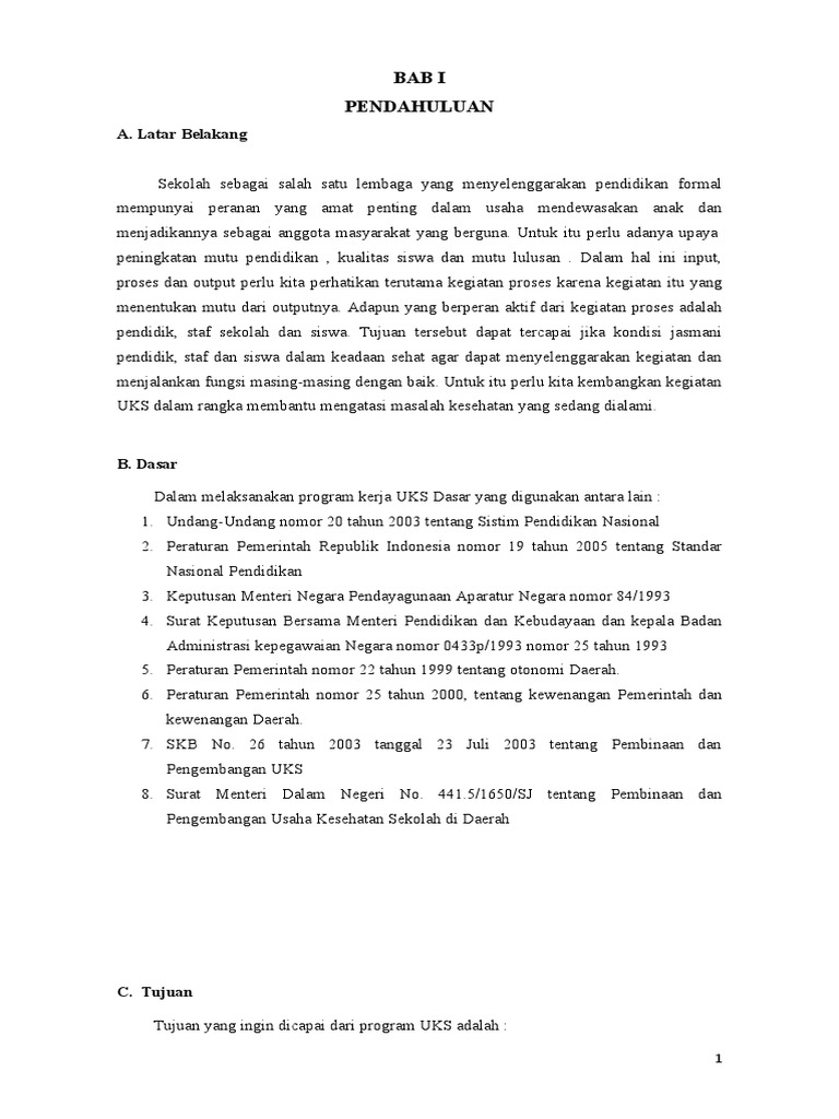 Proker Uks 2021 | PDF | Kesehatan Holistik