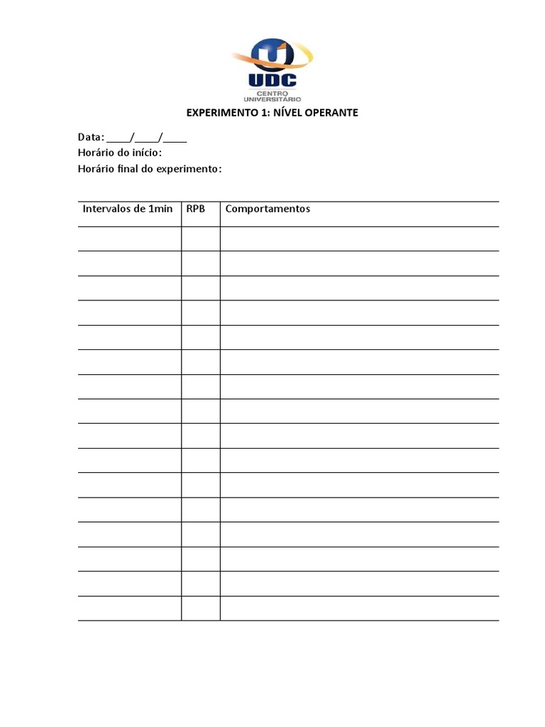Folhas de Registro | PDF Folhas de Registro | PDF