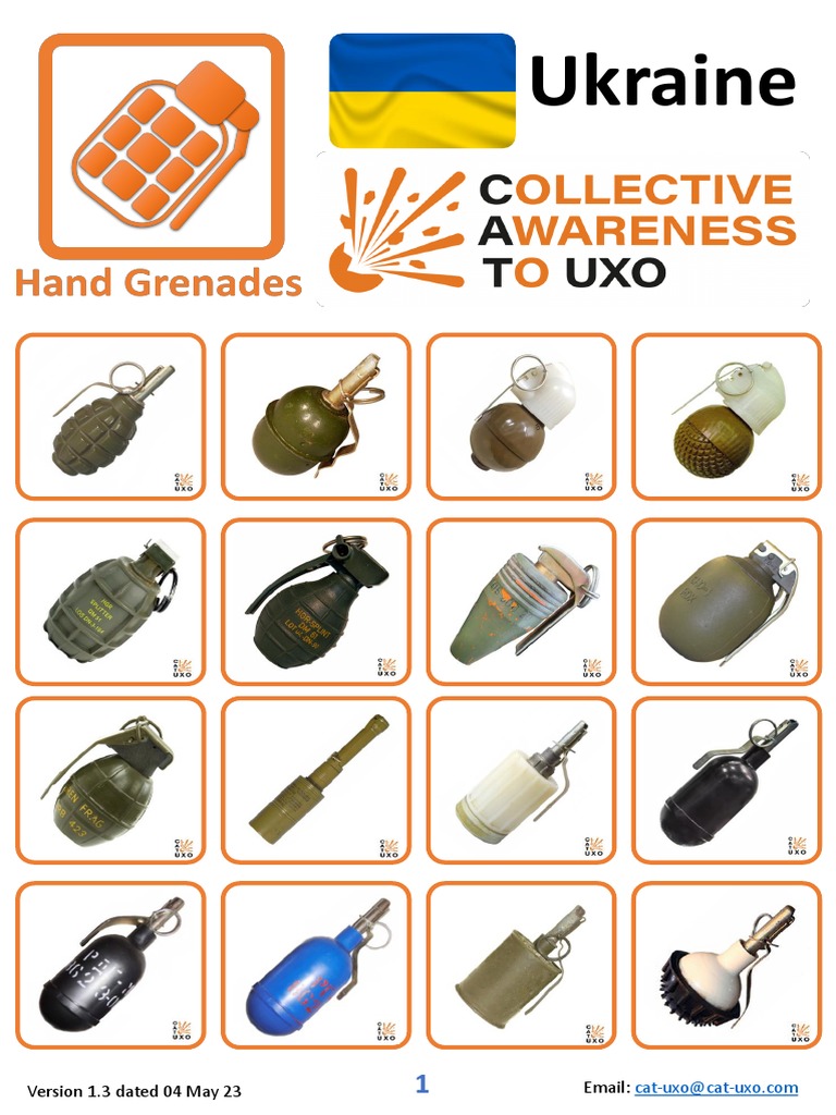 Ukraine Grenades - CAT-UXO | PDF | Land Mine | Military Science