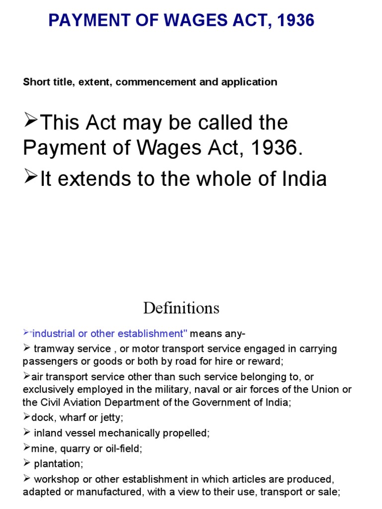 Wages 1 | PDF | Criminal Procedure In South Africa | Employment