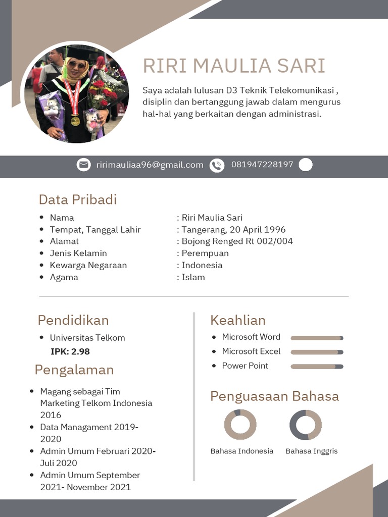 CV Riri Maulia Sari | PDF