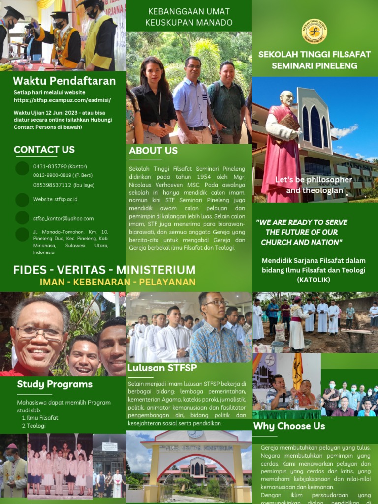 BROSUR STF Seminari Pineleng-1 | PDF