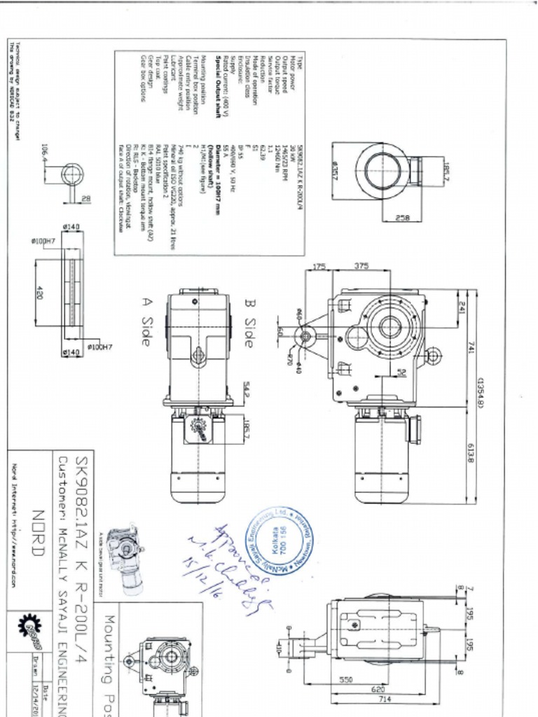 Sk9082.1az k R-200l_nord Motor Approval | PDF