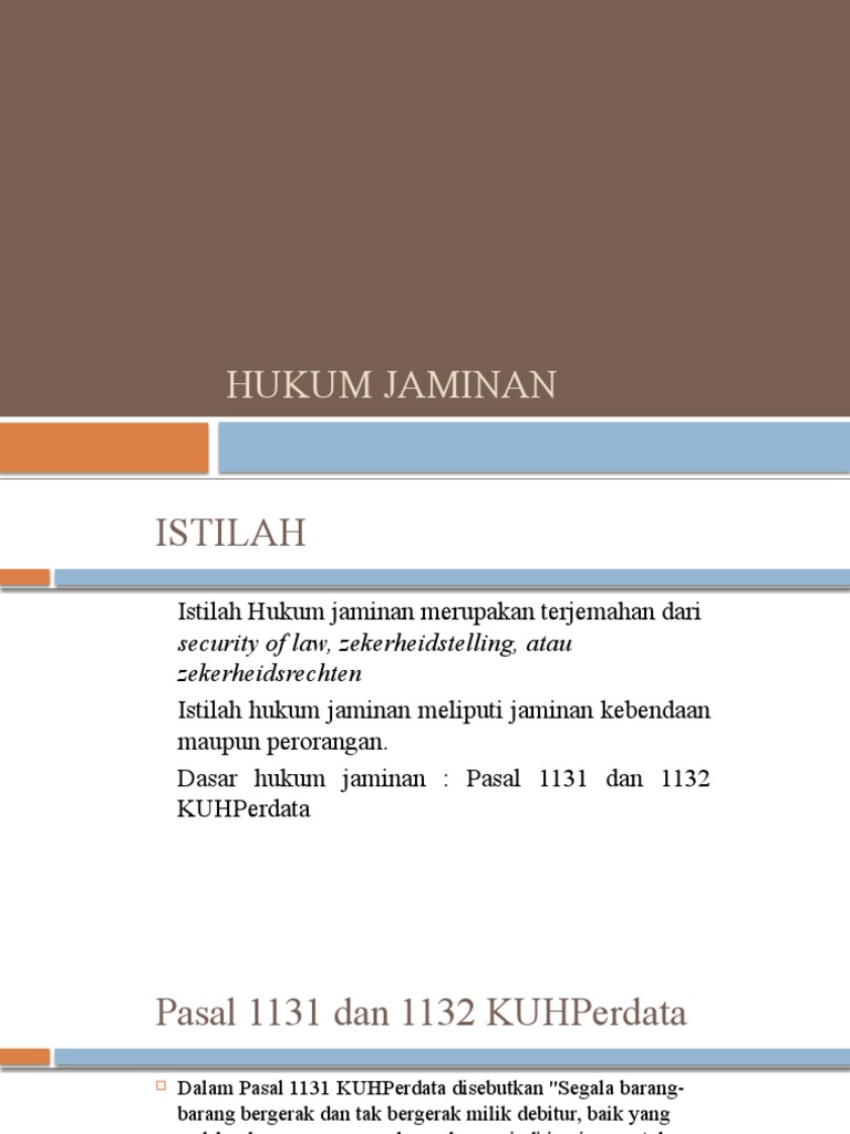 Hukum Jaminan | PDF