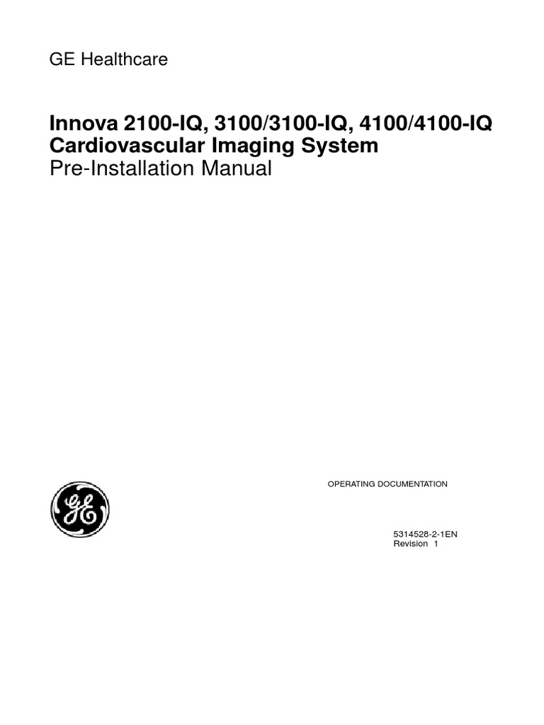 Innova 2100-IQ, 3100/3100-IQ, 4100/4100-IQ Cardiovascular Imaging ...