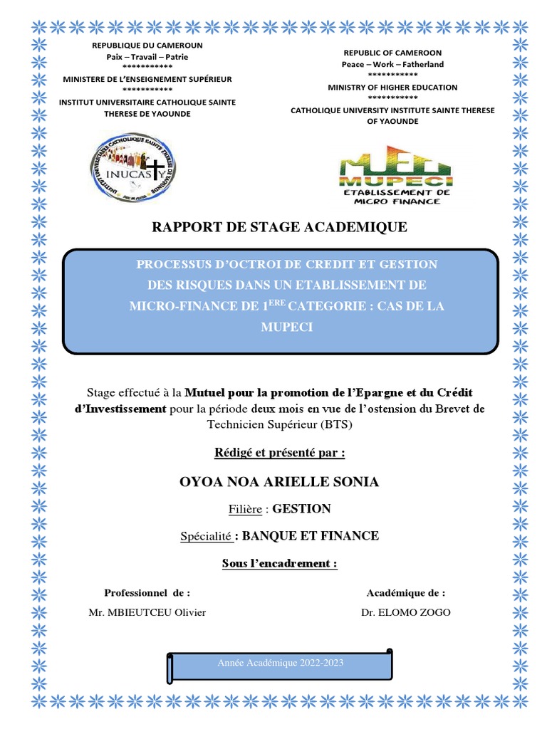 Processus de Crédit à MUPECI | PDF