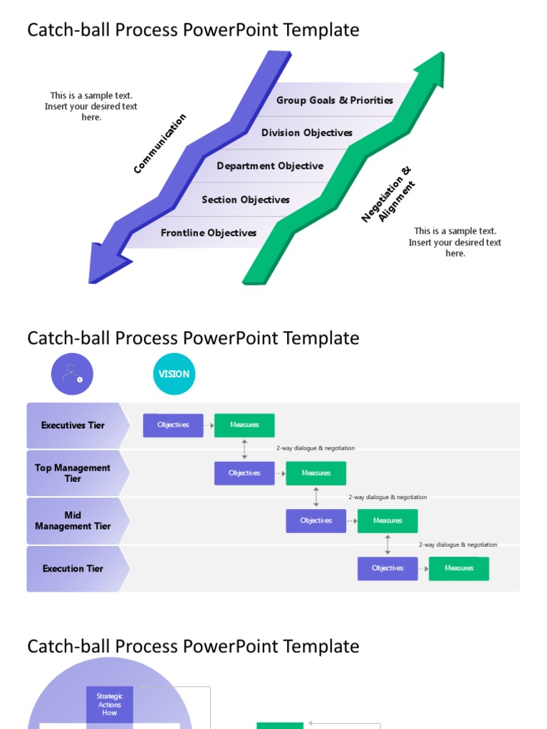 01 Catchball Process Powerpoint Template 16x9 1 | PDF