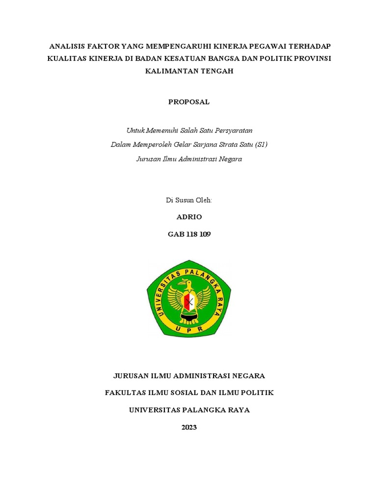 Naskah Proposal Skripsi - 20230622 - 020922 - 161 - 0 | PDF