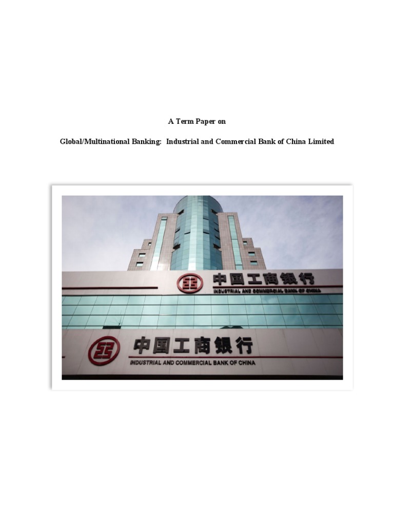 ICBC Global Banking Analysis | PDF | Banks | Market Liquidity
