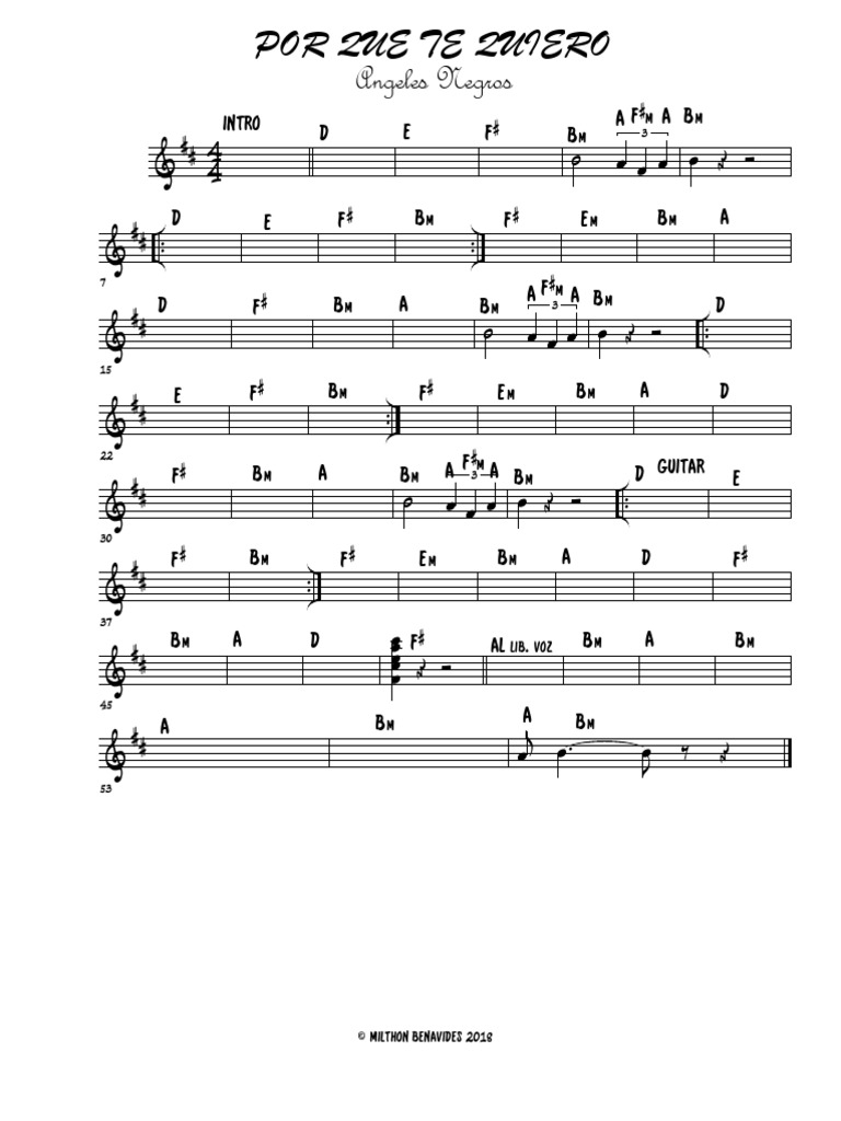 Por Que Te Quiero | PDF