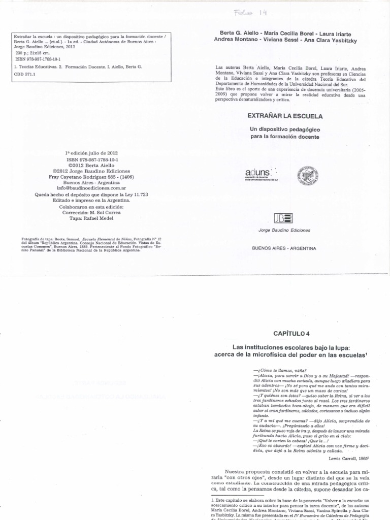 Aiello y Otros. Cap. 4 | PDF