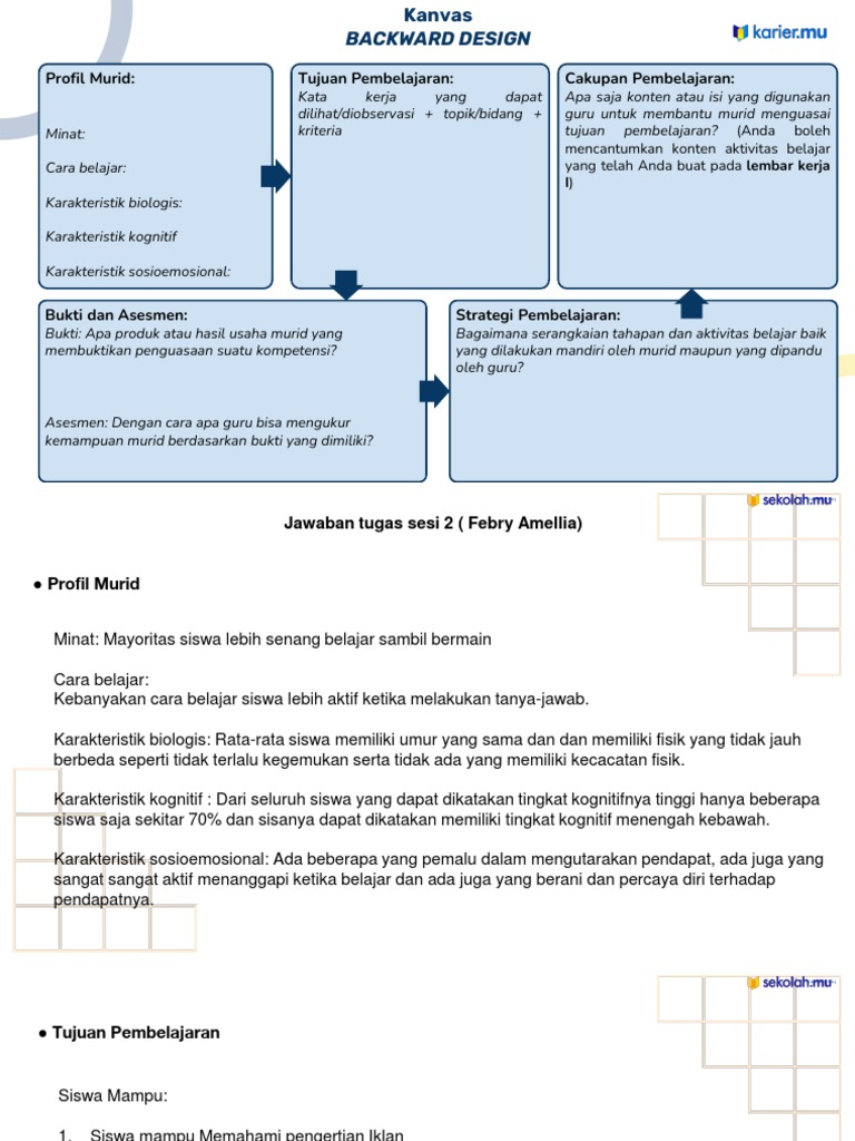 Lembar Kerja Sesi 2 (Blended Learning) .PDF 1 | PDF