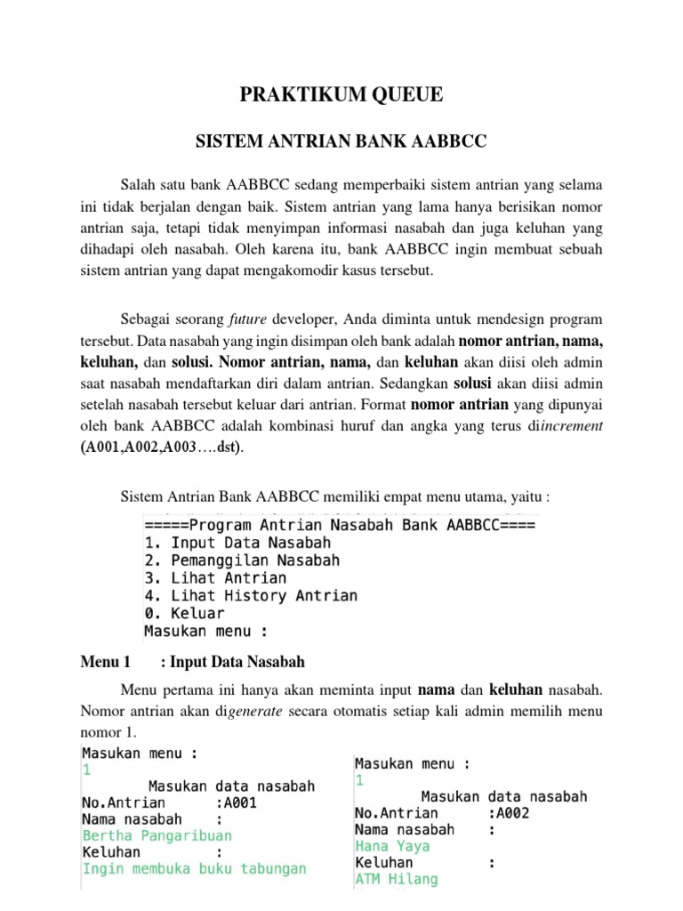 Praktikum Queue | PDF