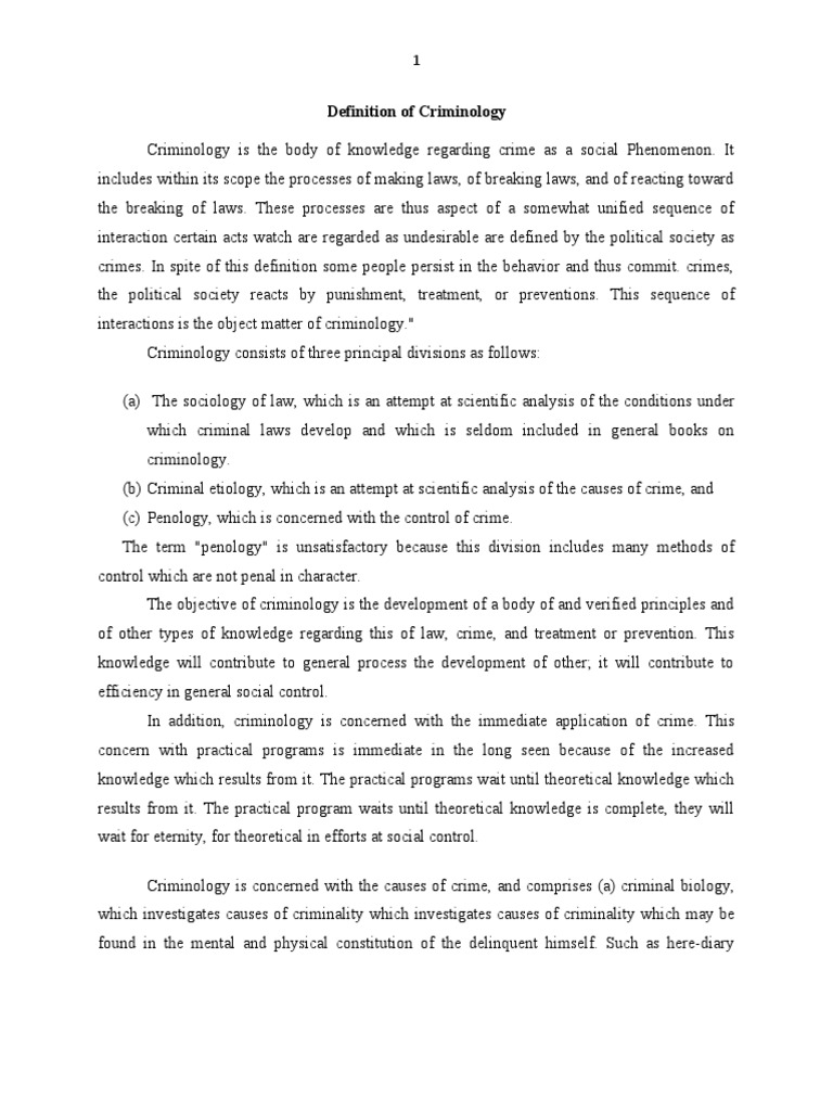 Understanding Criminology and Crime | PDF | Crimes | Crime & Violence