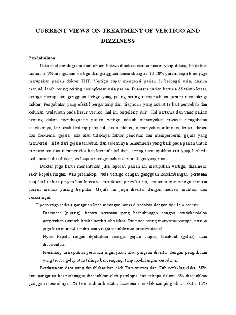 Jurnal Yessi - Vertigo 1 | PDF