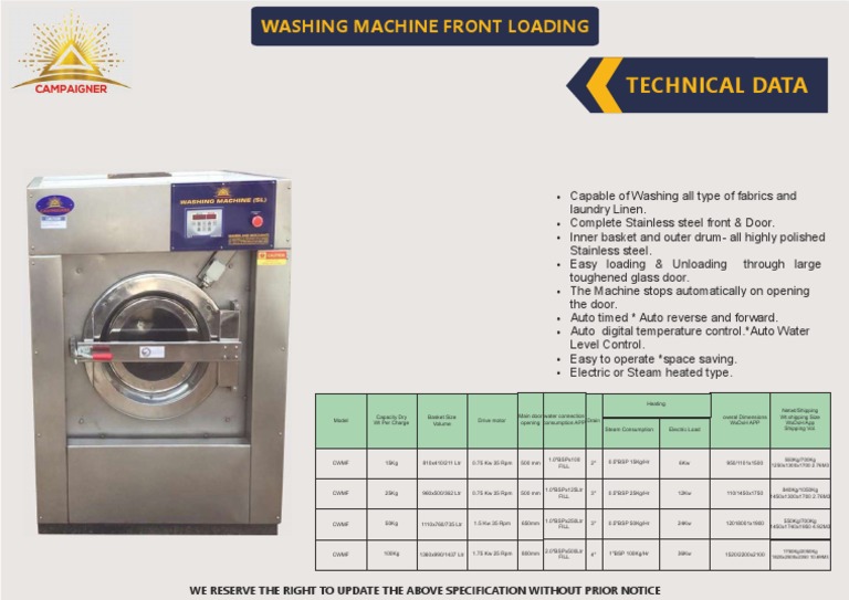 Industrial Laundry Solutions | PDF | Washing Machine | Manufactured Goods