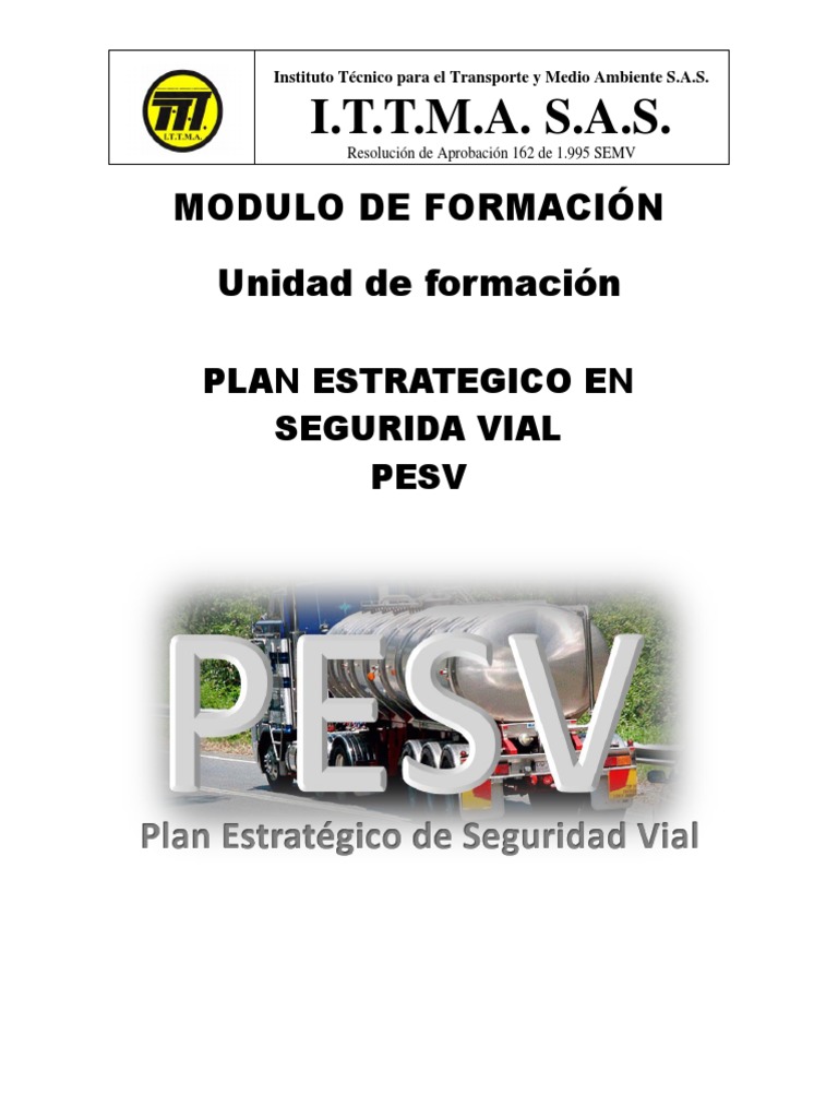 9-Generalidades Del Pesv | PDF | Seguridad vial