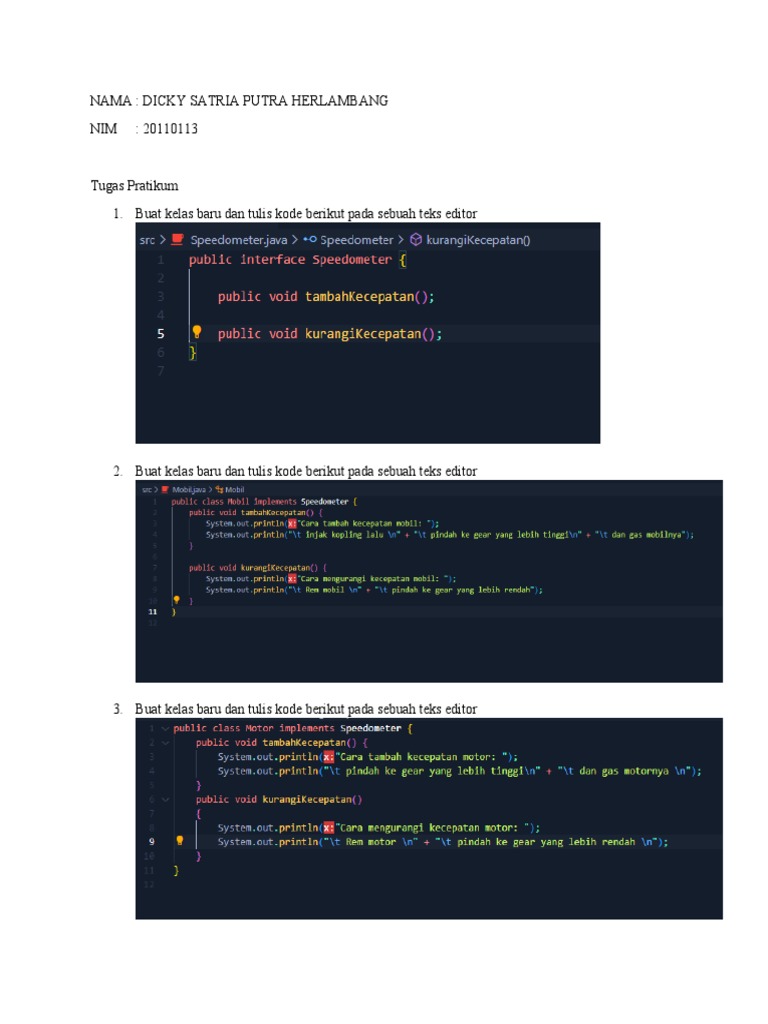 TUGAS Pertemuan 12 - 20110113 - Dicky Satria Putra Herlambang | PDF