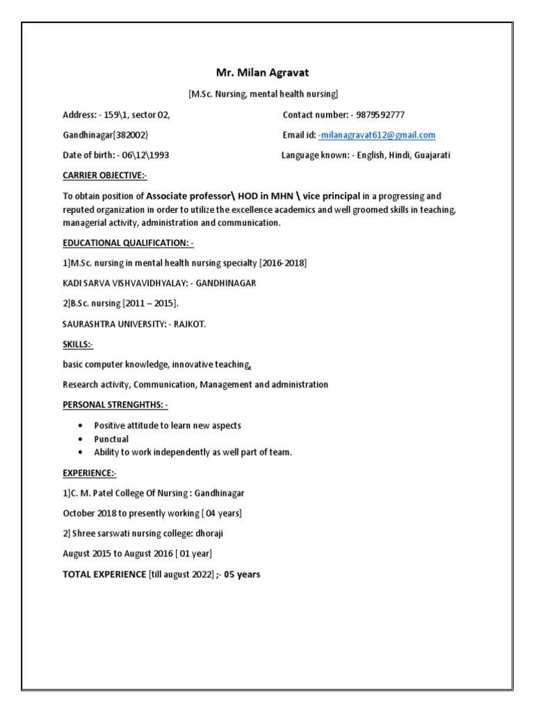 Resume My Aug 2022 | PDF