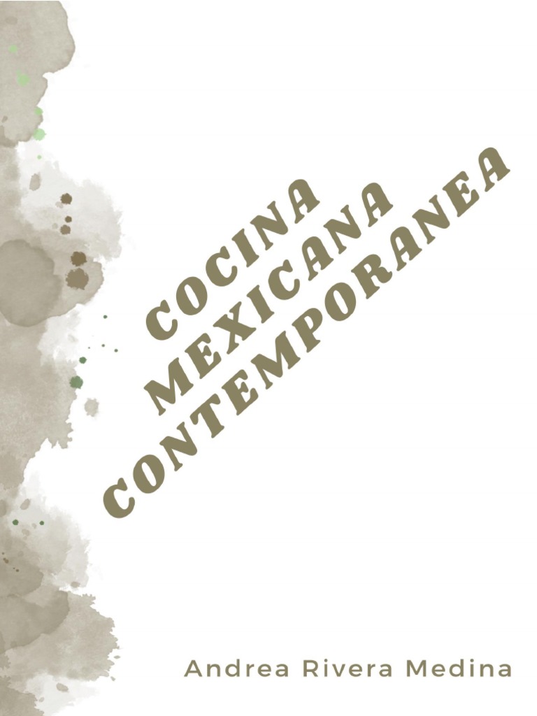 C. Mex. Cont Andy | PDF | México | Cocina mexicana