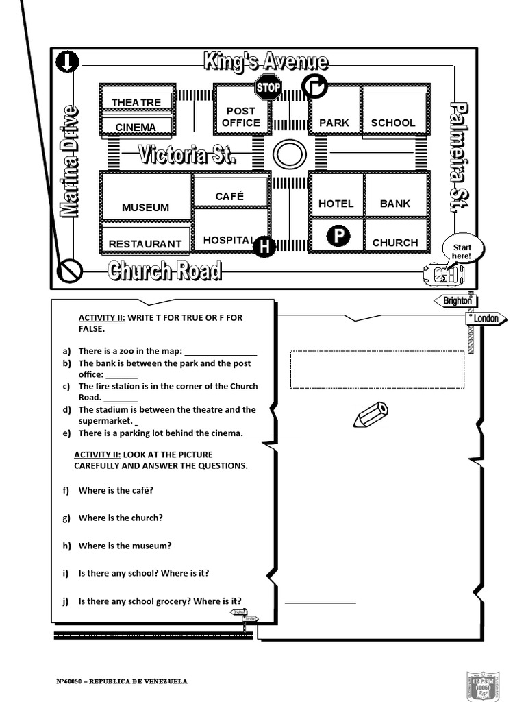 Describing Places For 4 y 5 To | PDF