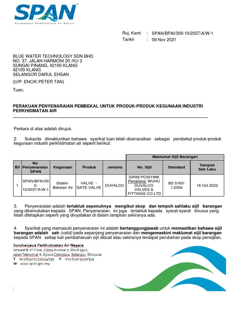 DUVALCO - SPAN.Gate Valve | PDF