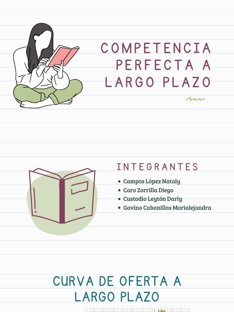 Competencia Perfecta: Largo Plazo | PDF | Oferta (economía ...