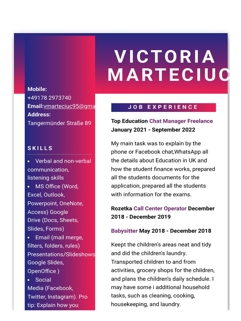 Resume - 2022 11 08 090833 | PDF | Pedagogy | Human Communication