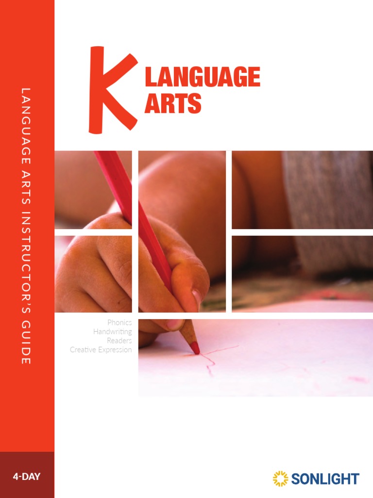 Language Arts K 4-Day Sample | PDF | Phonics | Homeschooling