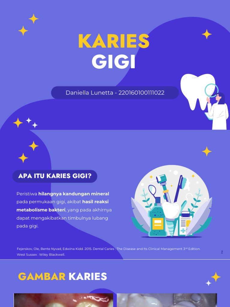 Edukasi Karies Gigi | PDF